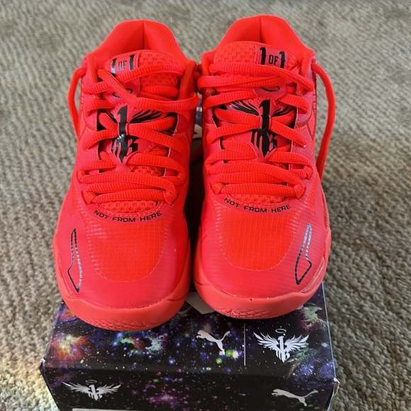 Puma | Shoes | Puma Lamelo Ball Mb Not From Here Red Blast 4y | Poshmark